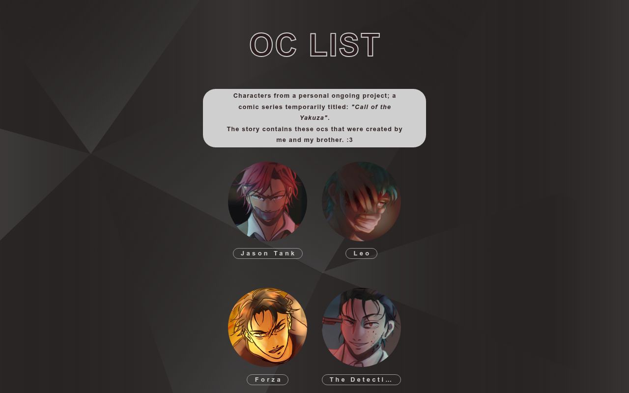 Meet the OCs